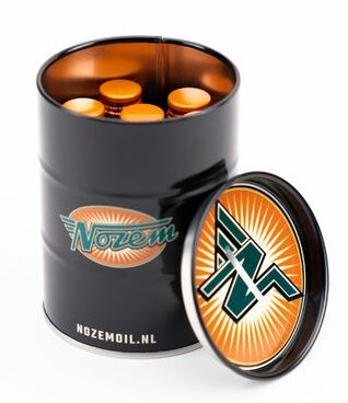 Nozem Oil PET Oiedrum spaarpot 8x2cl Kopen?