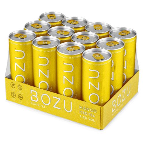 Bozu Iced Tea Black Tea Mango kopen? Bestel op Horecagoedkoop.nl