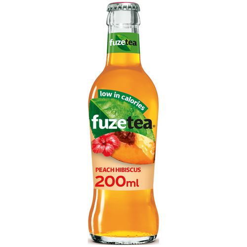 Fuze Tea Black Tea Peach Hibiscus flesjes? [24x20cl] Horecagoedkoop