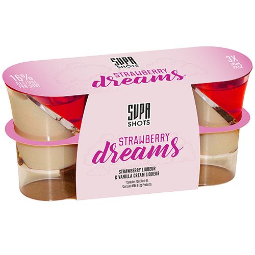 Supa Shots Strawberry Dream kopen? Bestel op Drankuwel.nl